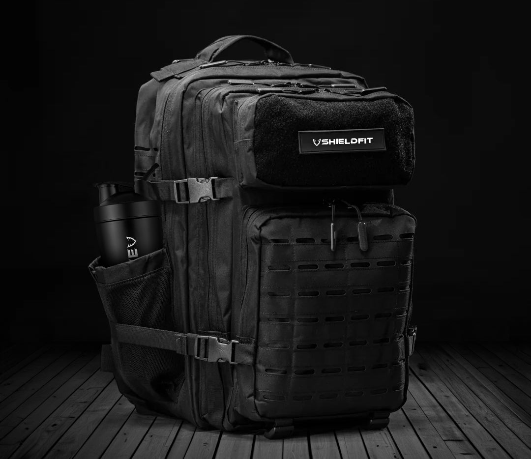 Tactical Gym Backpack | Large 45L Phantom Black | Shieldfit